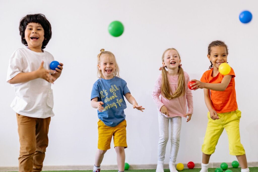 Using Balls For Gross Motor Summer Learning
